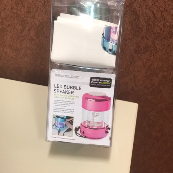 sound logic | Accessories | New Led Color Changing Bubble Speaker ...